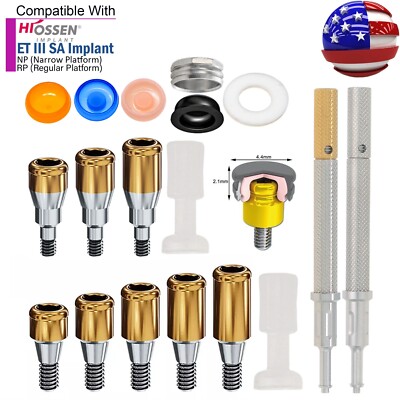 US HIOSSEN ET Locator Overdenture Abutment Male Cap fit Osstem MINI ...