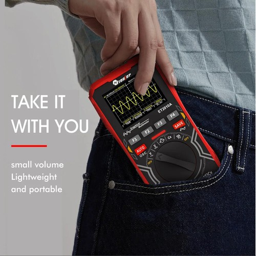 2 in 1 Oscilloscope Multimeter Digital Display Handheld Oscope Meter ...