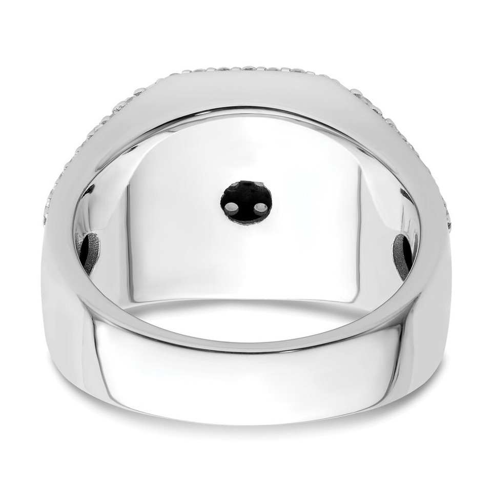 1.15Ct Lab Grown Diamond Side Design Ring Size 10 14K White Gold ( VS ...