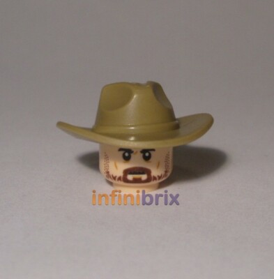 Lego Chief Jim Hopper Head + Hat from set 75810 for Stranger Things NEW ...