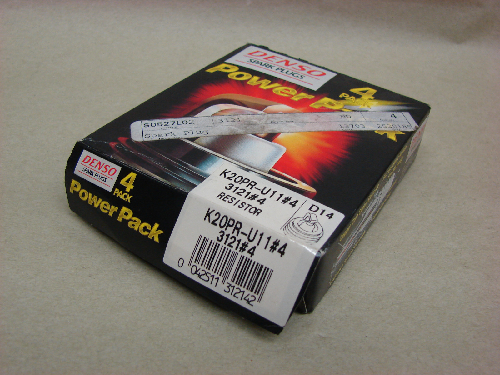 DENSO SPARK PLUGS K20PR-U11 / 3121 -LOT of 4 | eBay