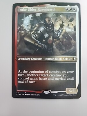 MTG Duke Ulder Ravengard Commander Legends: Baldur's Gate 531 Etched ...