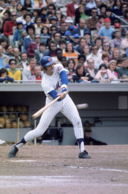 New York Mets Dave Kingman In Action Baseball 1975 Old Photo | eBay ...