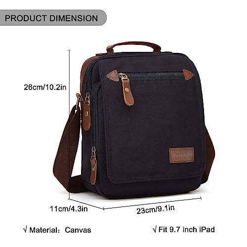 Small Canvas Messenger Bag for MenVintage Causal Shoulder Bag ...
