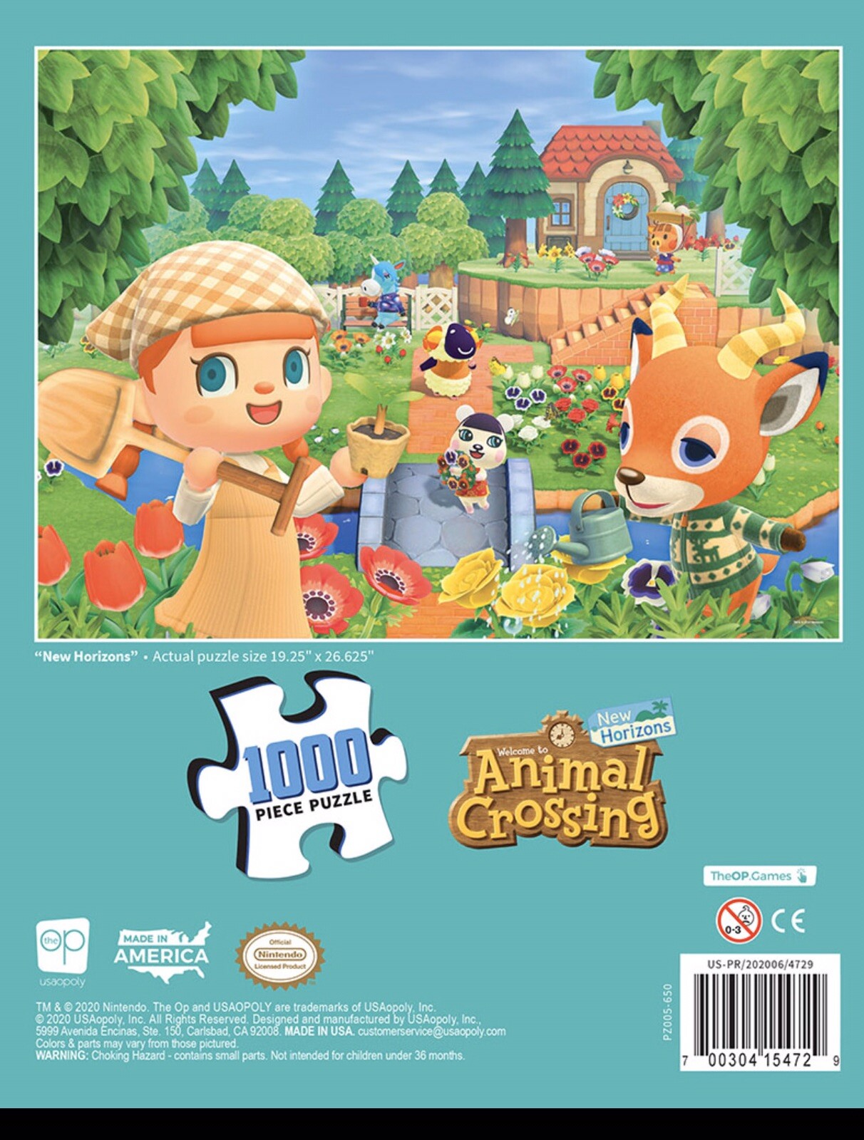 Animal Crossing Summer Time Jigsaw Puzzle 550 Piece 18x24 Gamestop for ...