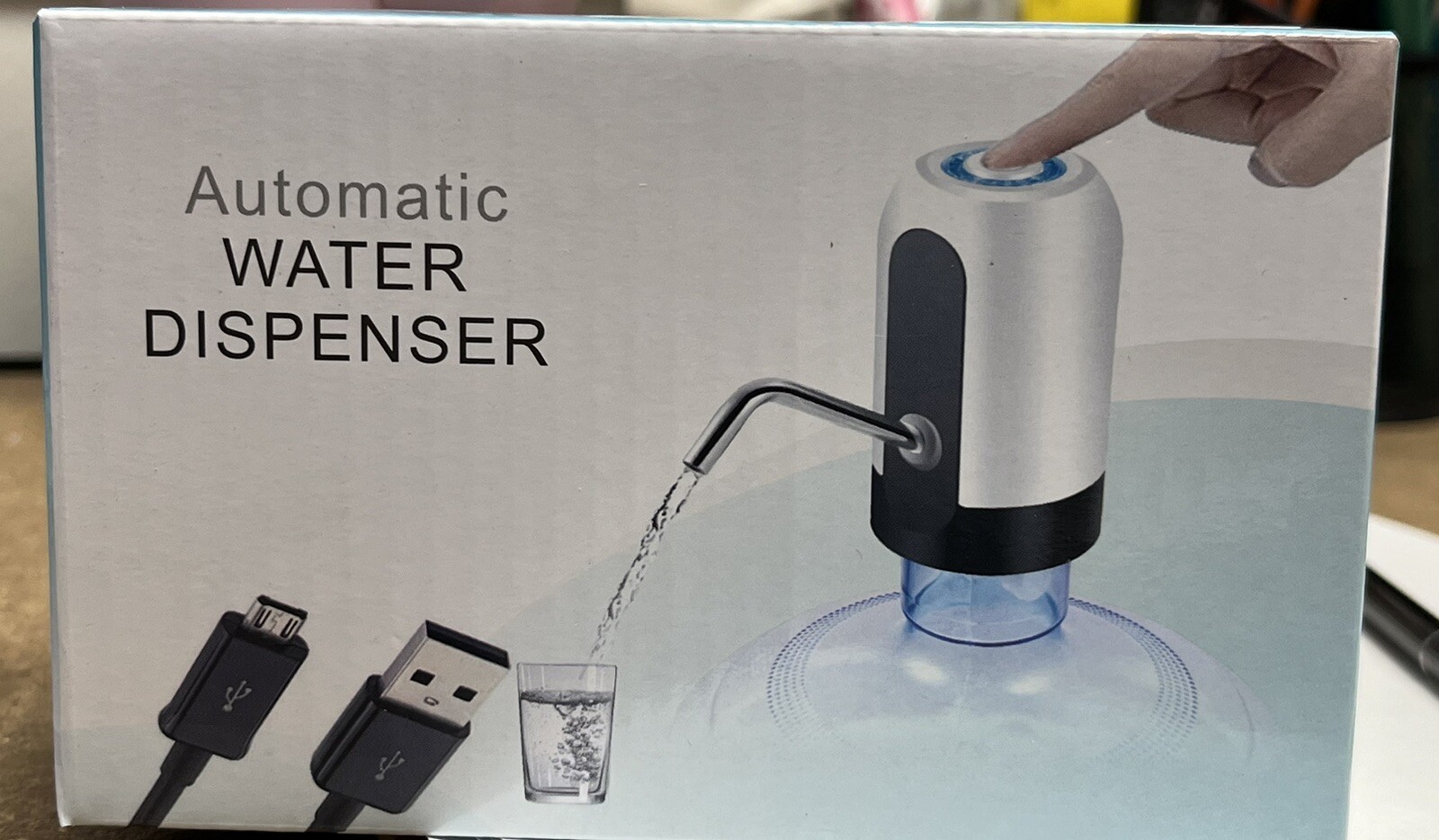 Water Bottle Pump 5 Gallon,Water Pump Dispenser Rechargeable, One ...