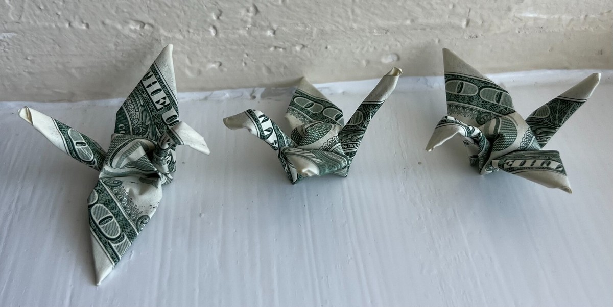 How To Fold A Paper Crane From A Dollar Bill 40+ Dollar Bill Origami