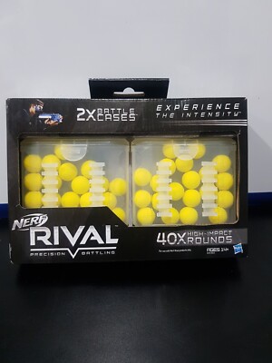 40 Round Nerf Rival Yellow Round Refills High Impact Rounds | eBay