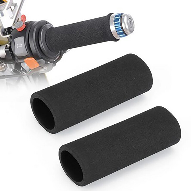 Motorcycle Handlebar Cover Foam Anti Vibration Comfort Handlebar Grip ...