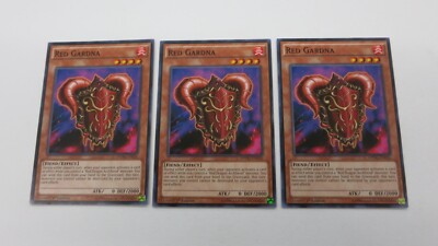 3x RED GARDNA MONSTER DPDG-EN026 1ST EDITION COMMON YUGIOH NM UNPLAYED ...