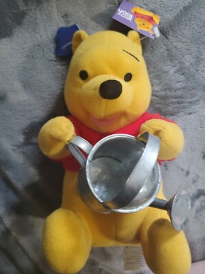 PLUSH DISNEY "WINNIE THE POOH" WITH WATERING CAN | eBay