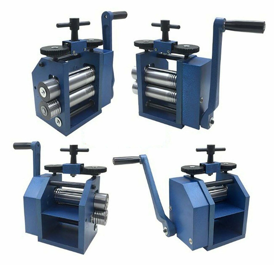 80mm Manual Rolling Mill Machine Combination Jewelry Press Tableting ...