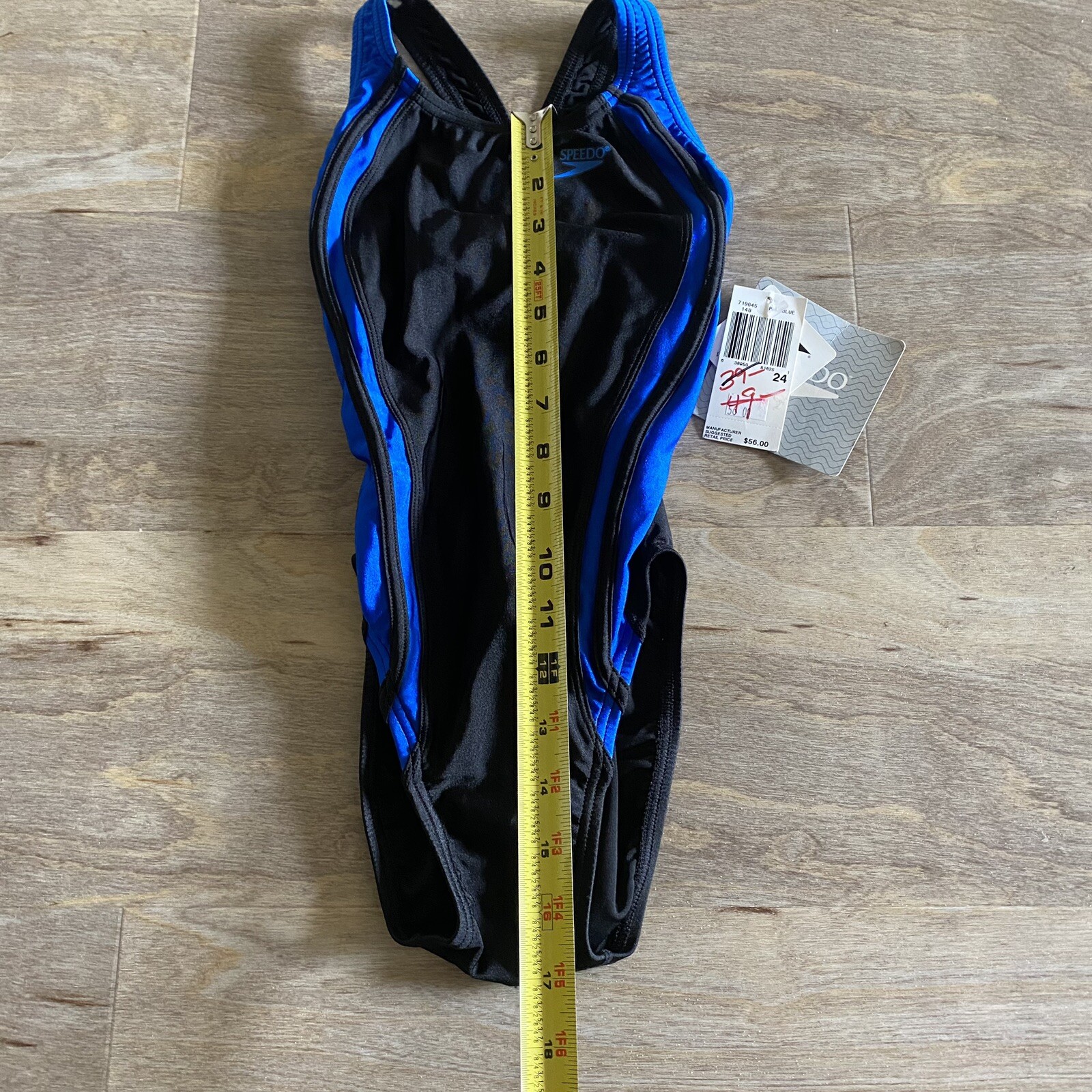Speedo Quantum Splice Lycra Blue High Cut One Piece Racing Swimsuit ...
