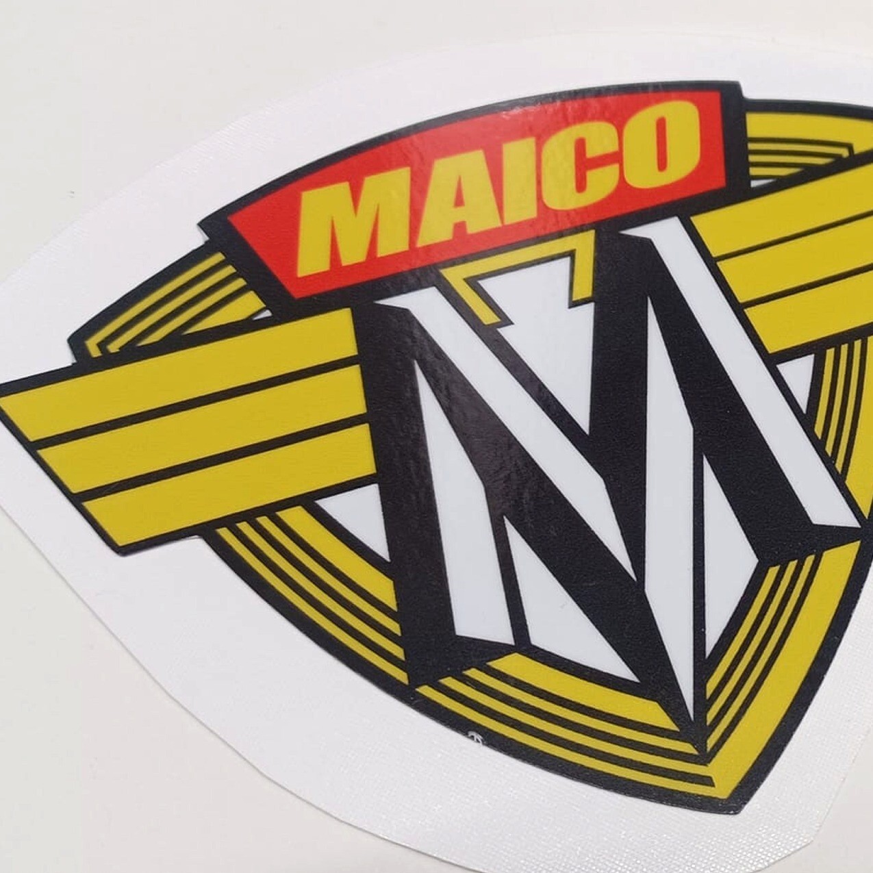 2 Medium Maico Vintage Motocross Stickers Maico CR KX RM YZ AHRMA VMX ...