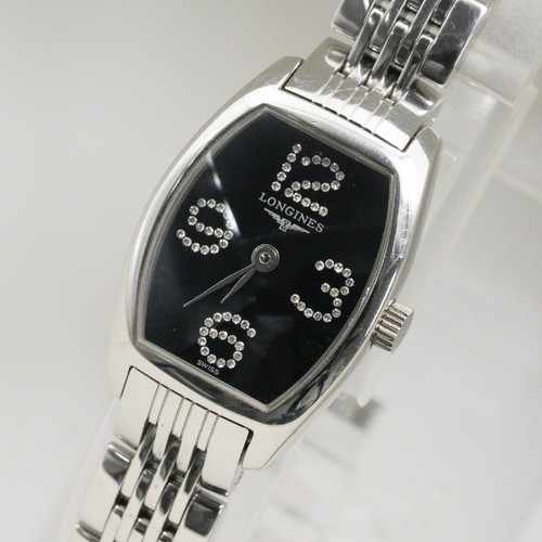 Longines Evidenza L2.175.4.57.6 Women's Quartz Watch Black Dial Diamond ...