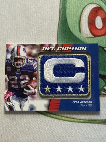 2012 Topps #NCP-FJ Fred Jackson NFL Captains Patches | eBay