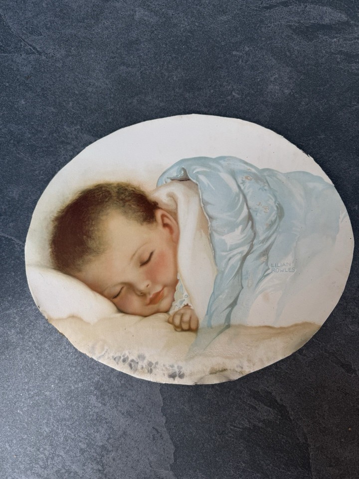 Beautiful Vintage 1930s Mounted Baby Picture By Lilian Rowles - Prop ...