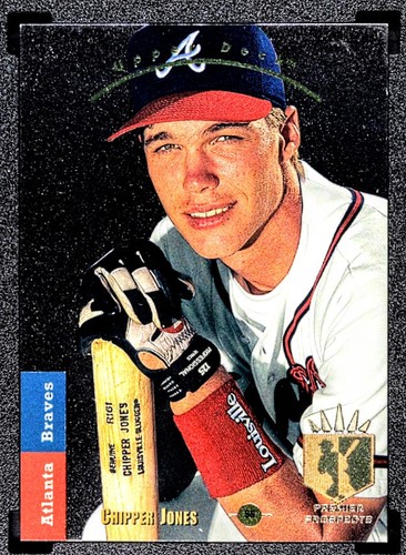 CHIPPER JONES RC 1993 Upper Deck SP FOIL ⚾ Premier Prospects SGC 8 ...
