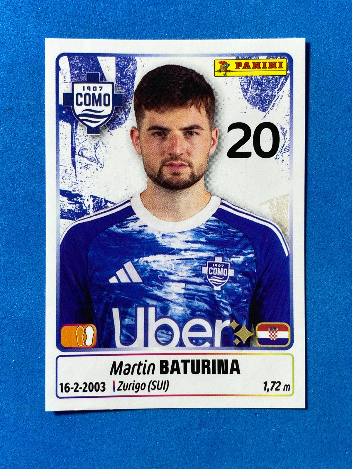 Figurine Calciatori Panini 2025-26 2026 n.121 Martin Baturina (Como ...