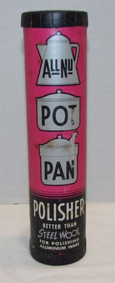 Vintage All-Nu Pot Pan Polisher Cannister, New Old Stock | eBay