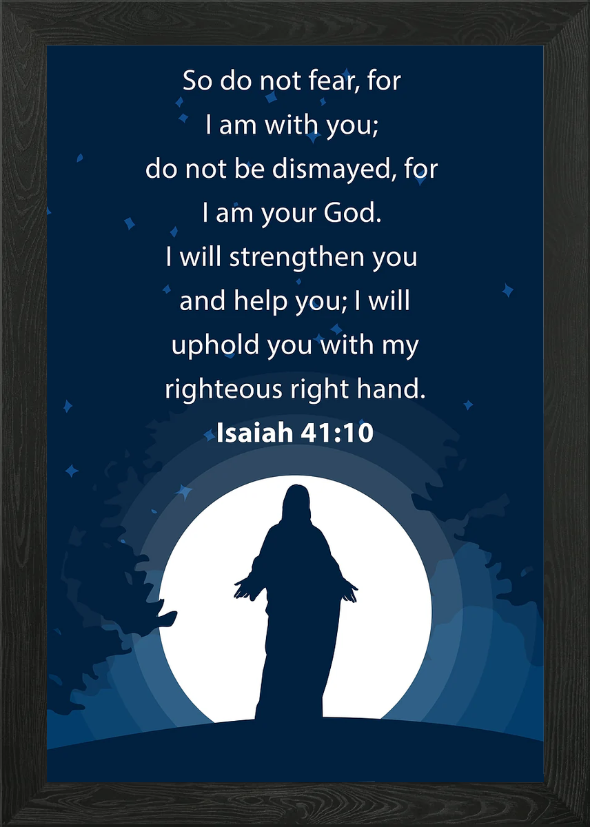 Jesus Christ Quotes Bible Framed Wall Art Poster Canvas Print Picture ...