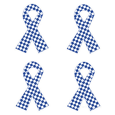 4x Police remembrance ribbon sticker DECAL STICKER stickers car door ...