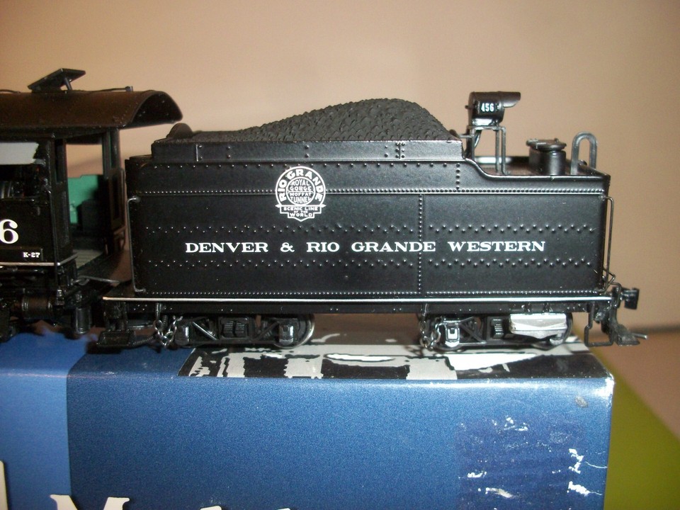 HON3 D&RGW K-27 2-8-2 #456 MOFFAT TUNNEL BLACKSTONE DCC SOUND B310122 W ...