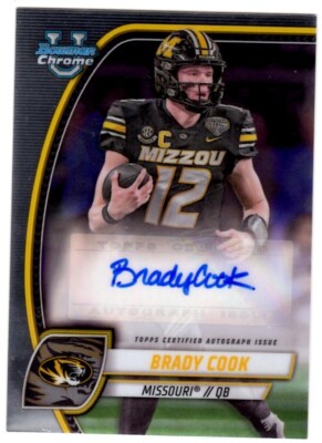 2024 Bowman Chrome University Prospect Autographs #PABCO Brady Cook | eBay