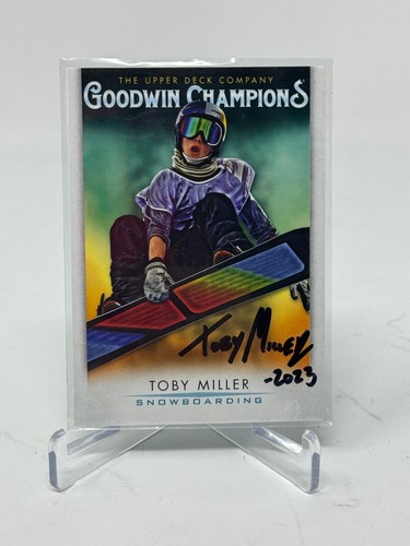 2021 Goodwin Champions Toby Miller Snowboarding Autograph Auto Card# 21 ...
