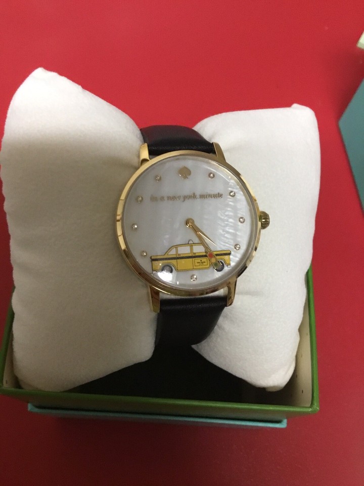 KATE SPADE TAXI Watch In A New York Minute Brand New NWT RARE | eBay