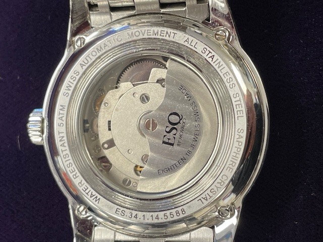 Movado ESQ Men's Automatic Watch ES.34.1.14.5588 | eBay