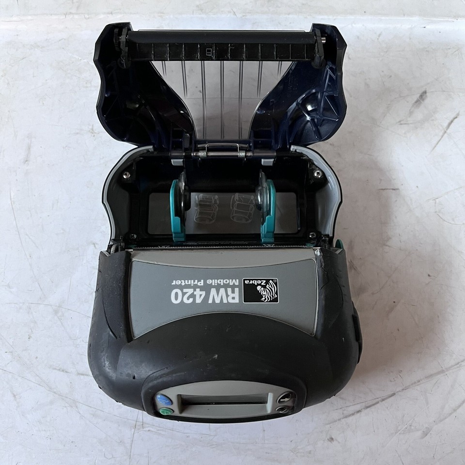 Zebra RW420 R4D-0UGA000N-FL Thermal Mobile Printer WiFi USB Sold As Is ...