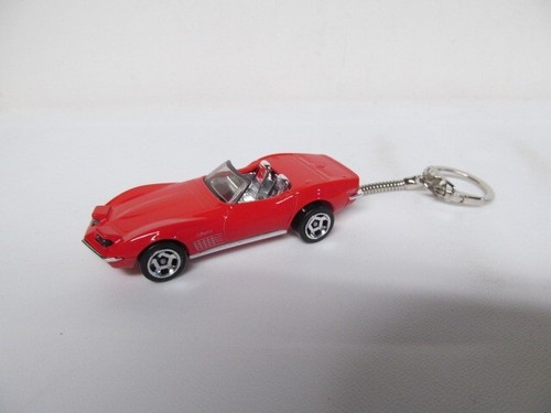 Hot Wheels New - Red '72 Corvette Stingray Convertible Custom KEY CHAIN ...