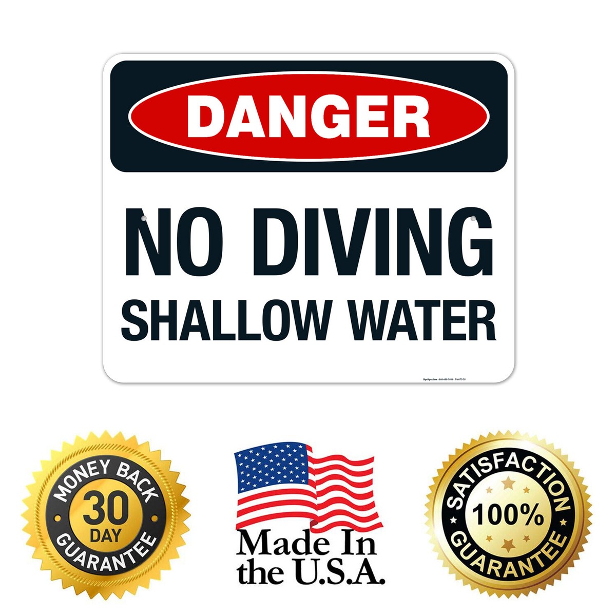 Shallow Pool Sign