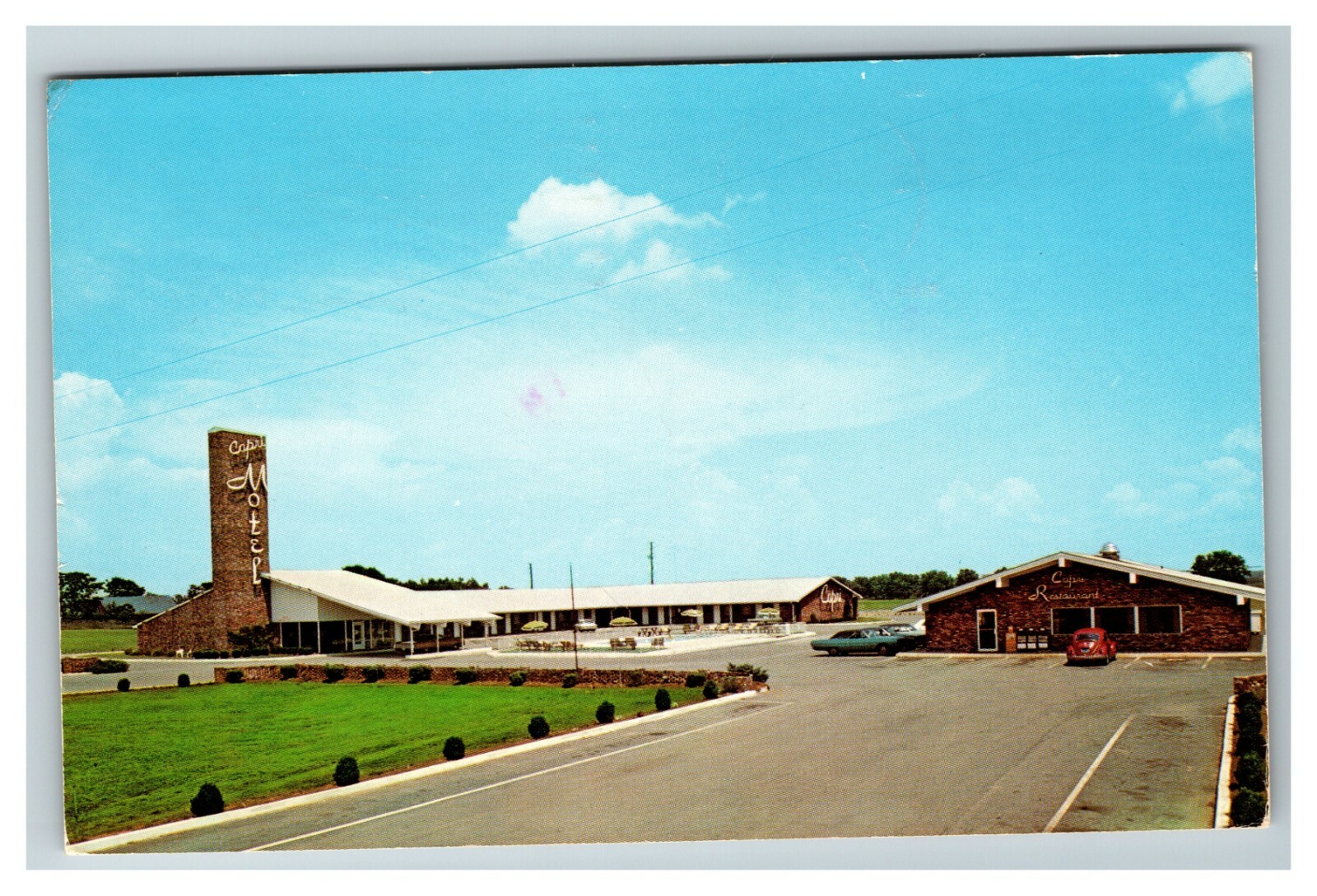 Capri Motel & Restaurant, U.S. Hwy 41, Perry GA c1978 Vintage Postcard ...