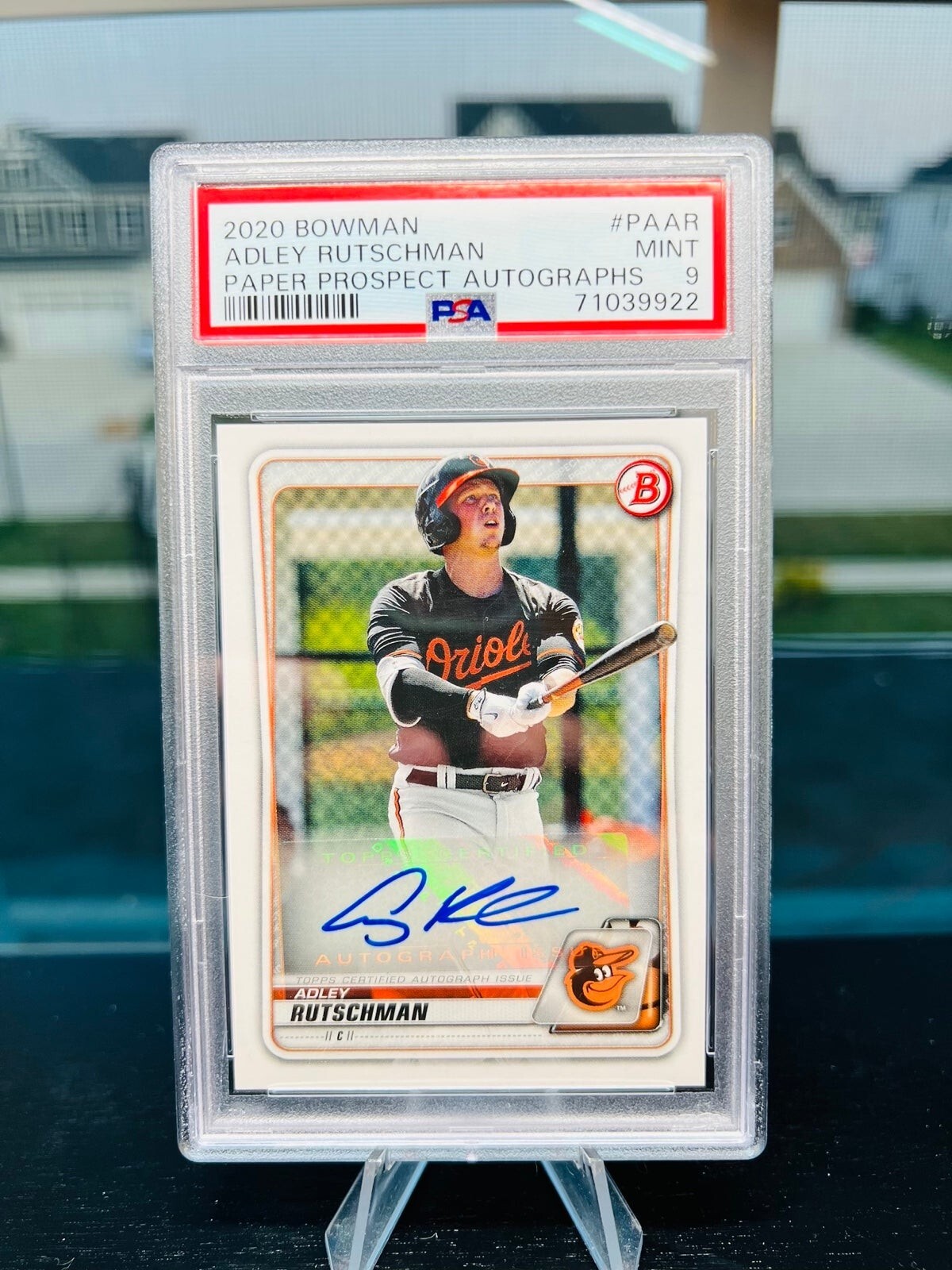 2020 Bowman Autographs #PA-AR Adley Rutschman Auto PSA 9! Baltimore ...