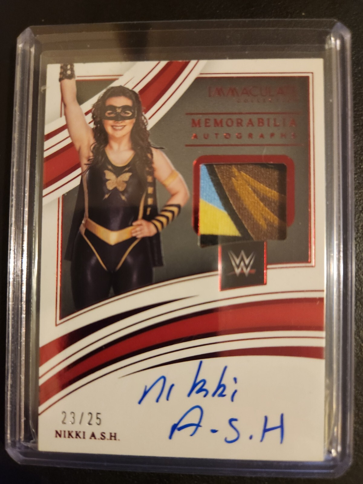 2022 Panini Immaculate WWe Nikki Ash Memorabilia Auto Patch Auto #25 | eBay