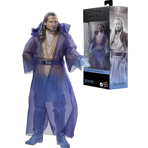 Star Wars Black Series Qui-Gon Jinn Force Spirit 6" Action Figure New ...
