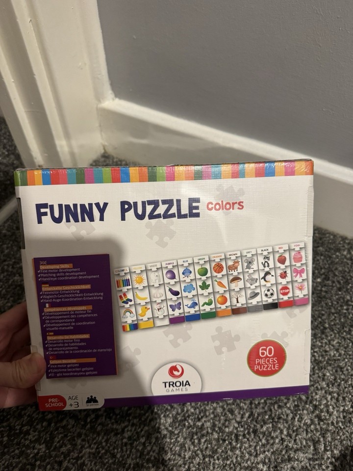 NEW & SEALED – Funny Puzzle Colours – 60 Pieces – Kids Ed. Matching ...