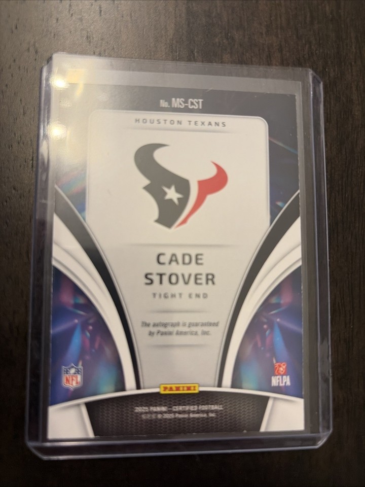 2025 Certified - Rookie Signatures Cade Stover #MS-CST Blue “Mirrors ...