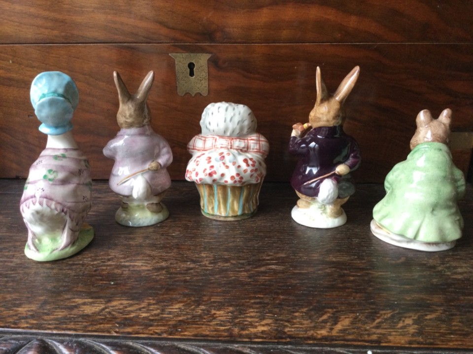 Five Beswick Brown Stamp Beatrix Potter figures. | eBay UK