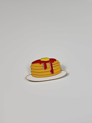 Stack of Pancakes Lapel Pin With Syrup and Butter * | eBay