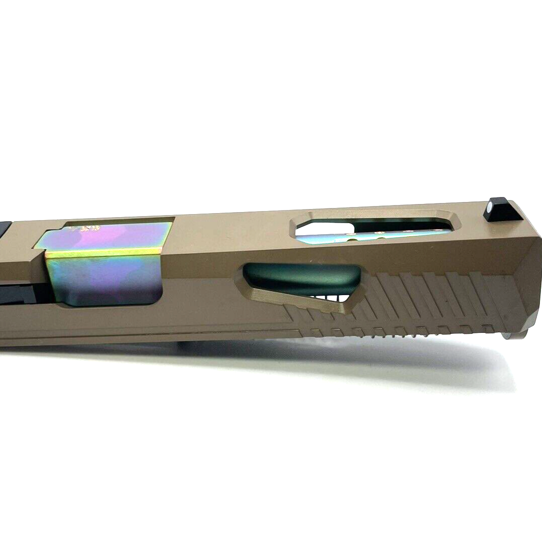 High Table For Glock 17 Gen 1 - 3 Complete Slide FDE Chameleon Ported ...
