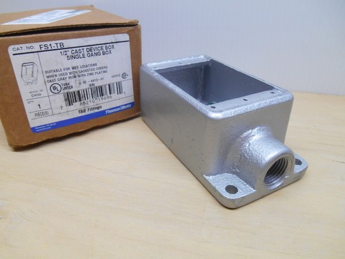 Thomas & Betts Fsi-TB Wet Location Single Gang 1/2″ Cast Box | eBay