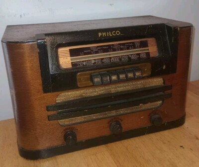 Vintage Philco Shortwave Radio Model 42-327 Push Button . Not Working ...