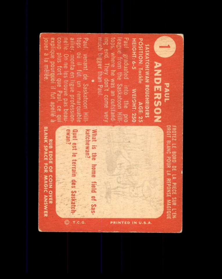 1958 Topps CFL Football Cards - Complete your Set - U Pick | eBay