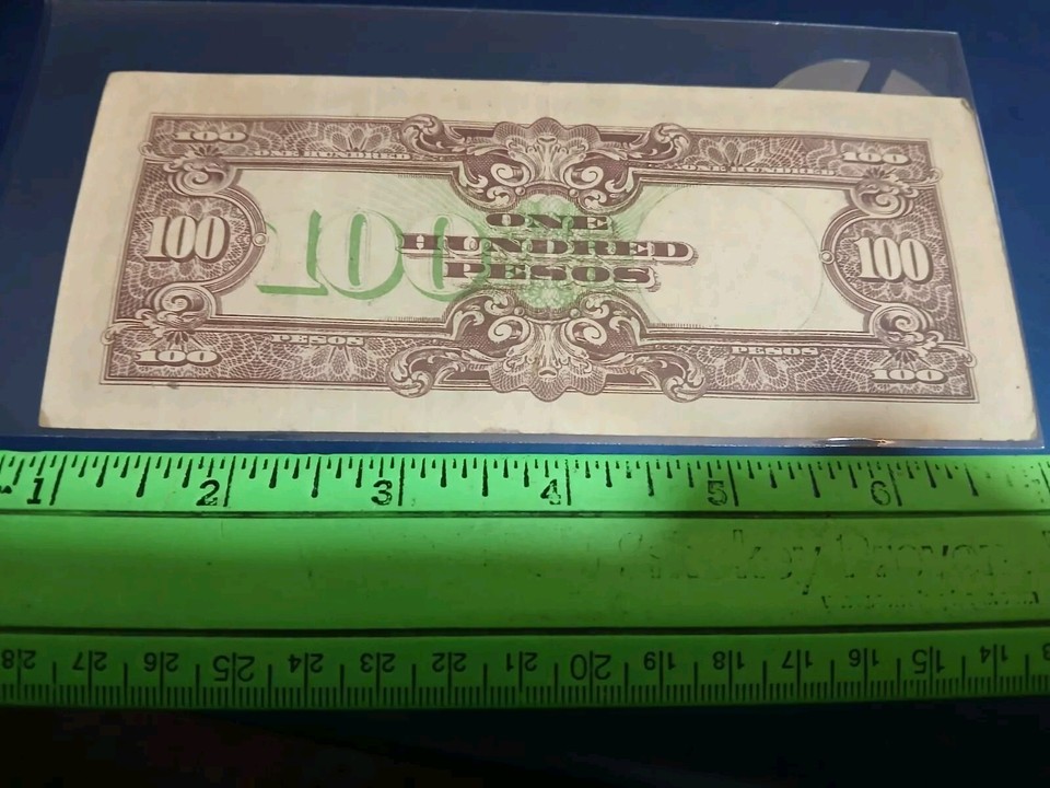 The Japanese Government - 100 PESOS Circulated Banknote - Occupation ...