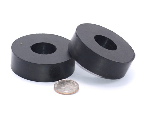 1" ID x 2-1/2" OD x 3/4" Thick Rubber Spacers Washers EPDM Mounts ...