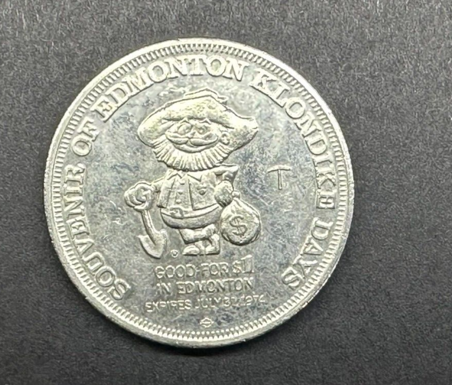 Canada Edmonton Alberta 1974 Klondike Dollar Coin Medal Token | eBay
