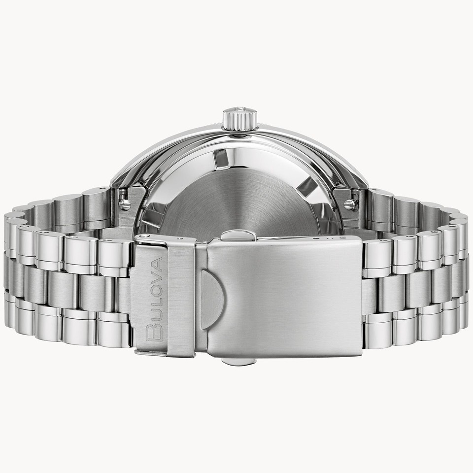 Bulova 96B405 Men's Oceanographer Blue Dial GMT 200M Automatic Devil ...